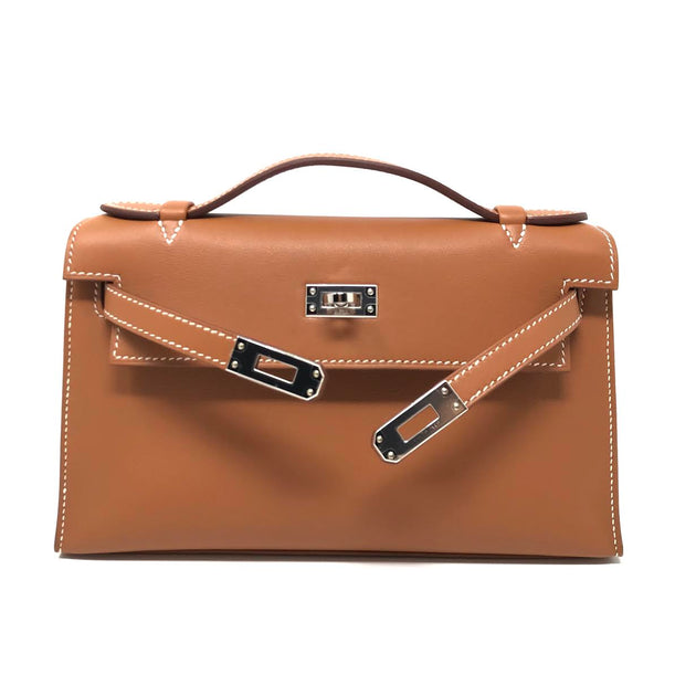 Hermès Kelly Pochette in Gold w/ Tags