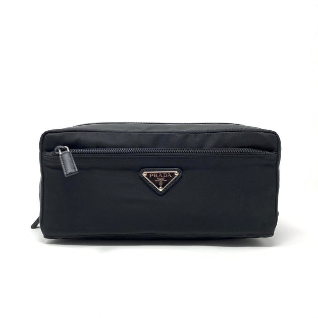 Prada Nylon Toiletry Bag in Black w/ Tags